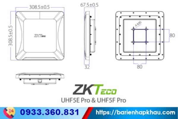 [Video] ĐẦU ĐỌC THẺ TẦM XA UHF5 Pro & UHF10 Pro | ZKTECO chính hãng